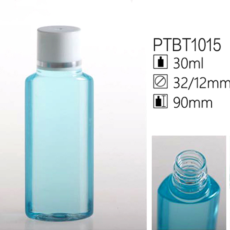 30ml Clear Blue Shampoo And Conditioner Bottles | Petop Hotel Supply