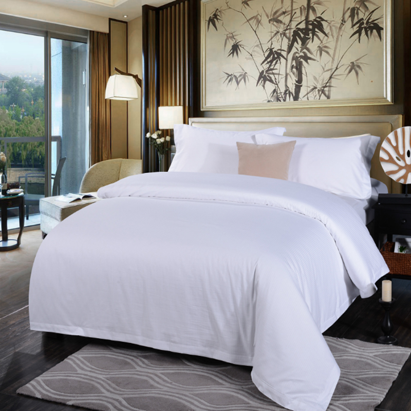 JOSHUA Luxury 500T Combed Cotton White Bedding Sets for Hotels | Petop ...